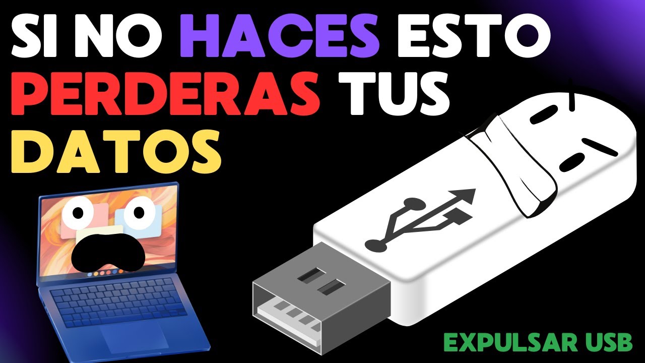 Como expulsar USB de manera correcta SIN PERDER DATOS - YouTube