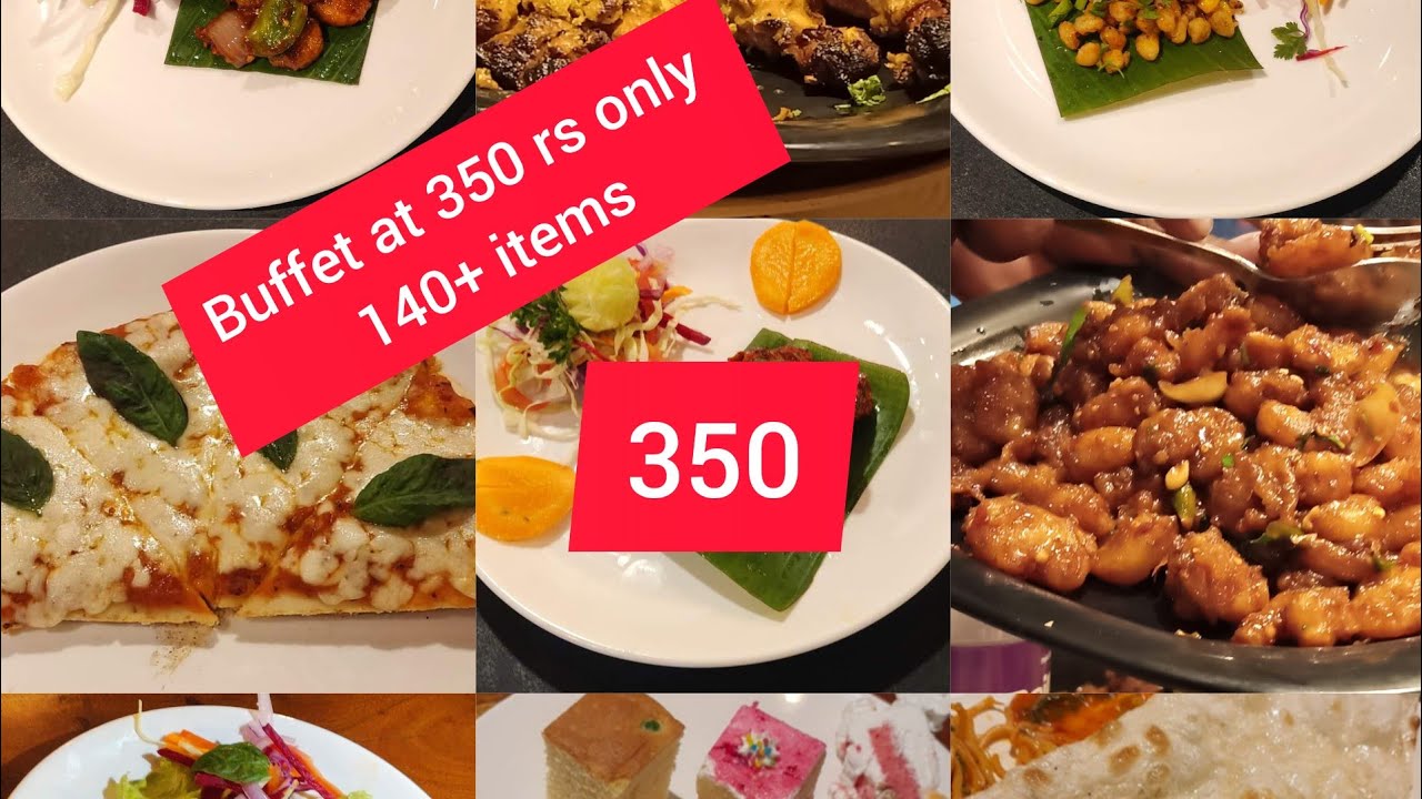 The Globe Grub| @350 Rs |Hyderabad| Buffet| Food Blog |Mili Dutta|140 ...