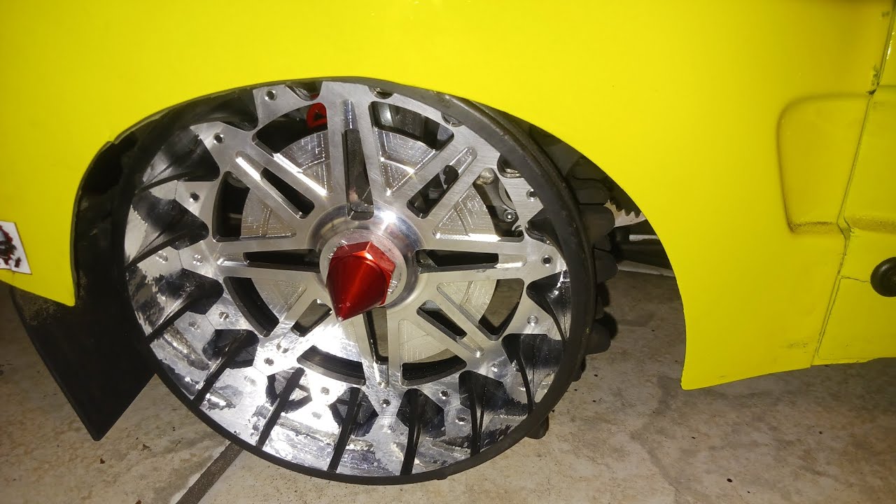 #outlaw gets chrome wrapped tires - YouTube