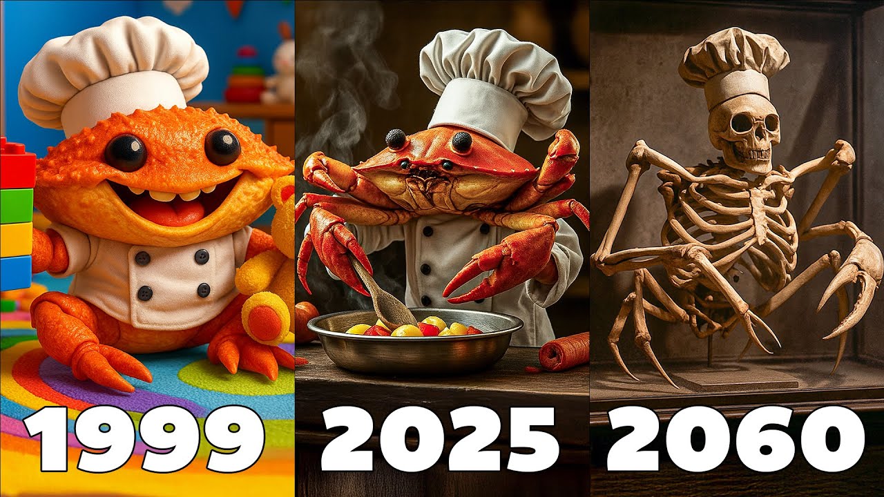 Evolution of Chef Crabracadabra | Los Chefitos disen Crabracadabra ...