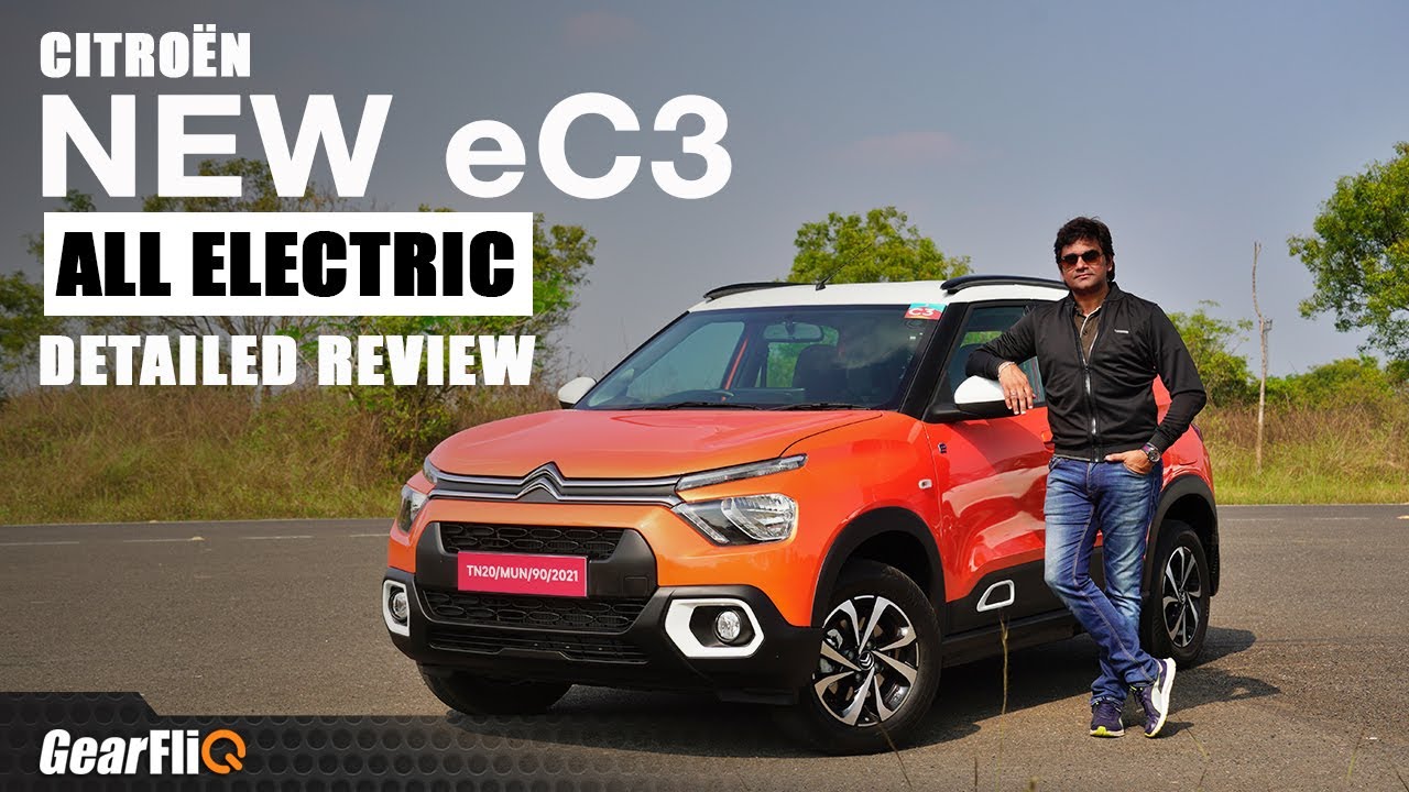 Citroen eC3 'Electric' - First Drive Review | Hindi | GearFliQ - YouTube