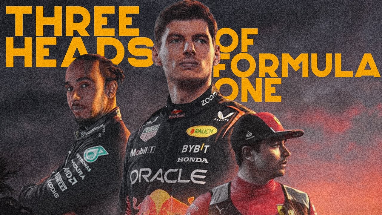 Three heads of F1 | Max Verstappen | Lewis Hamilton | Charles Leclarc ...
