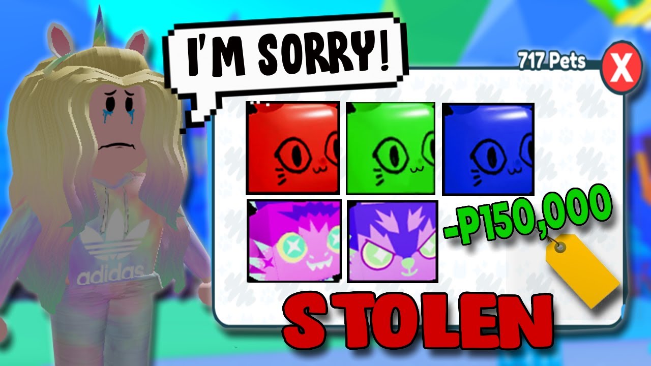 NANAKAW ANG NEW HUGES PETS WORTH P150,000 | Pet Simulator X - Roblox ...