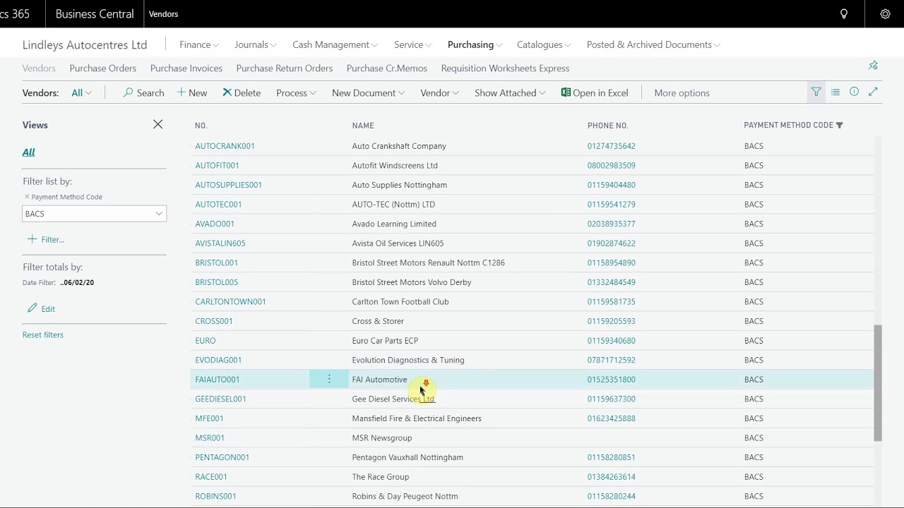 [Accountancy] Suggest Vendor Payments - Microsoft Dynamics 365 Business ...