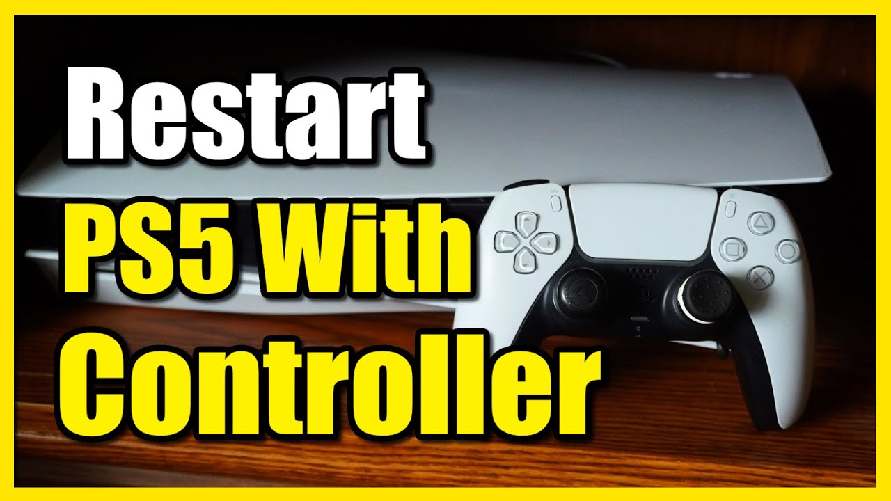 How to Restart PS5 Console with Controller (Quick Tutorial) - YouTube