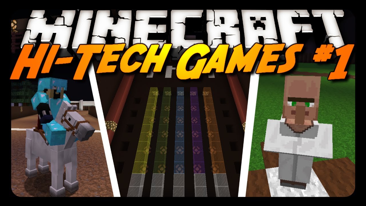 Minecraft: HI-TECH GAMES! - Pt. 1 w/ CavemanFilms! - YouTube