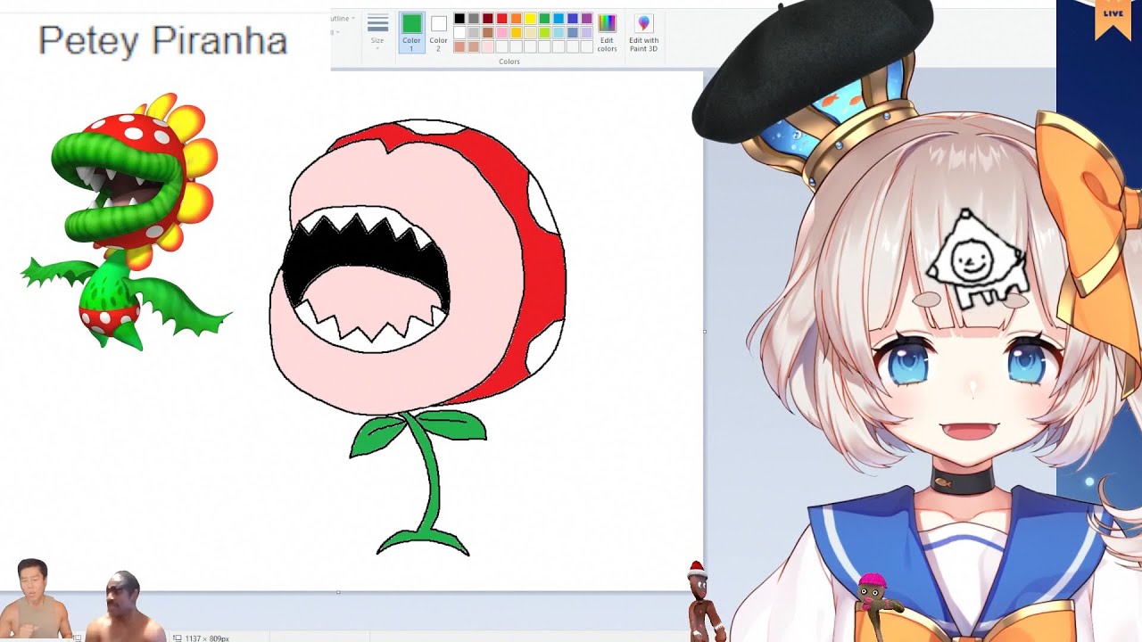 Mari Mari Draws Mario Characters From Memory in MS Paint - YouTube