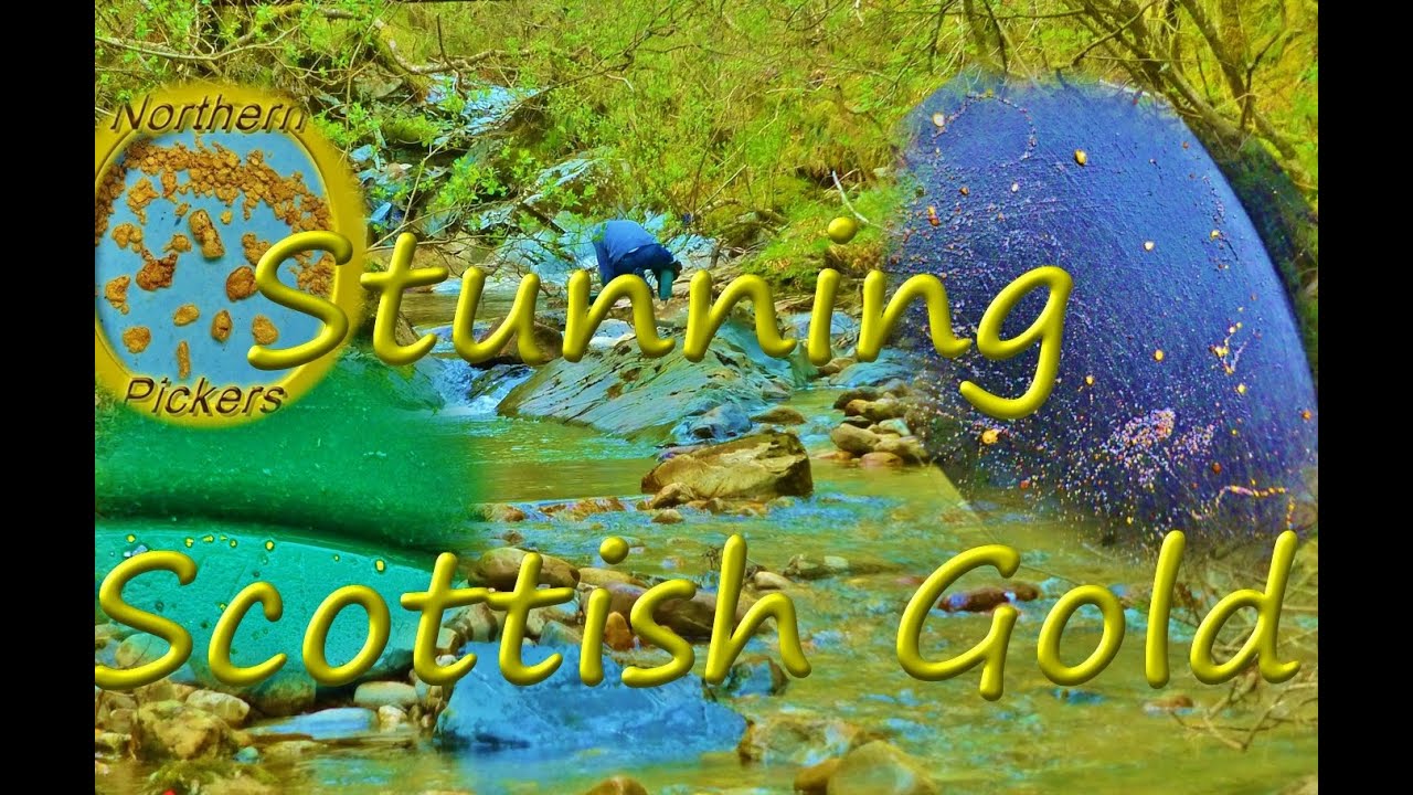 Stunning Scottish Gold, Prospecting Tyndrum - YouTube