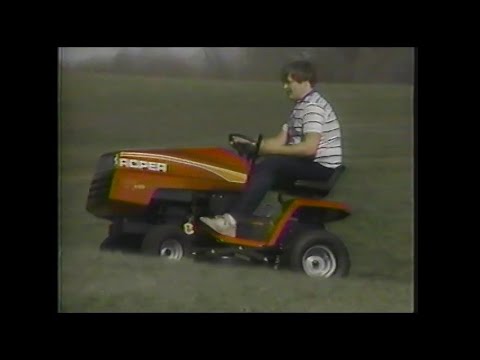 1987 Roper Lawn Mower commercial - YouTube