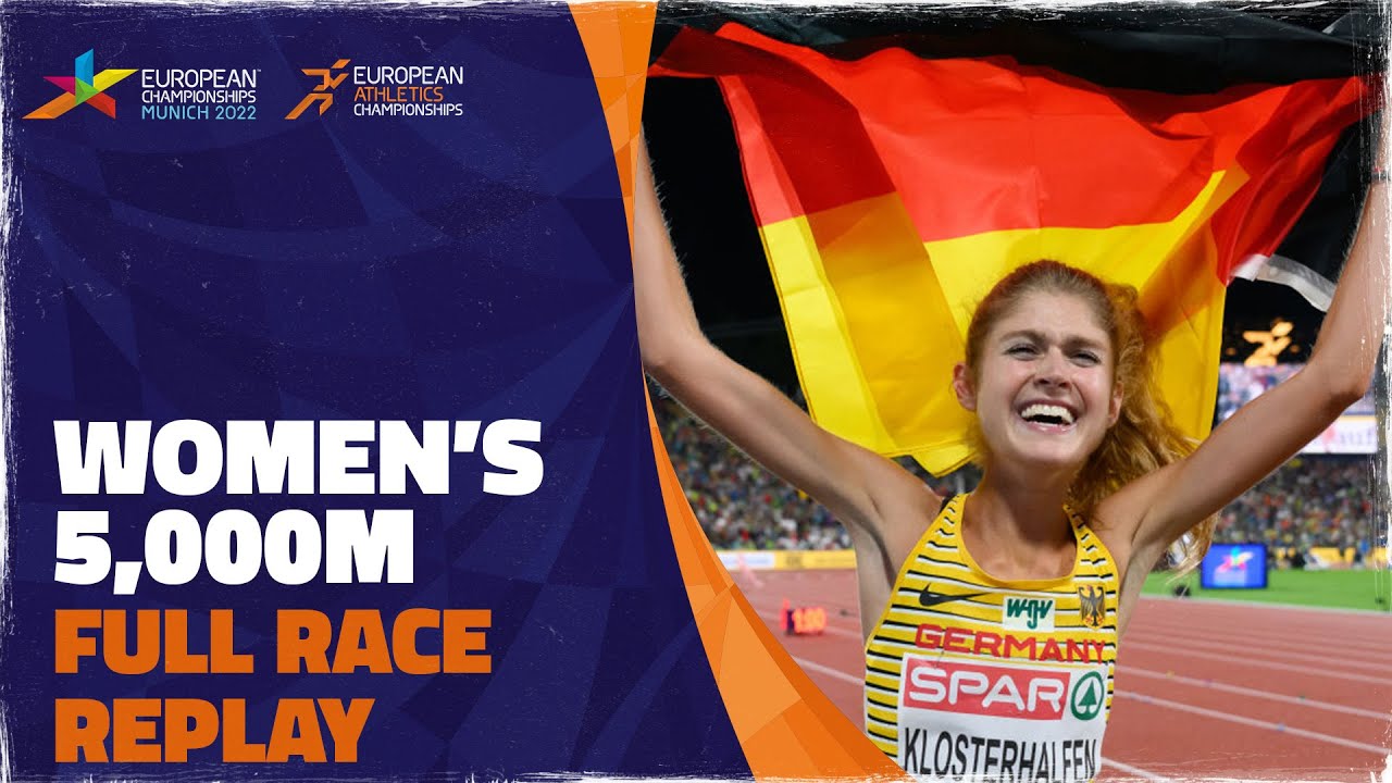 Women's 5,000m Final | Munich 2022 | Konstanze Klosterhalfen - YouTube