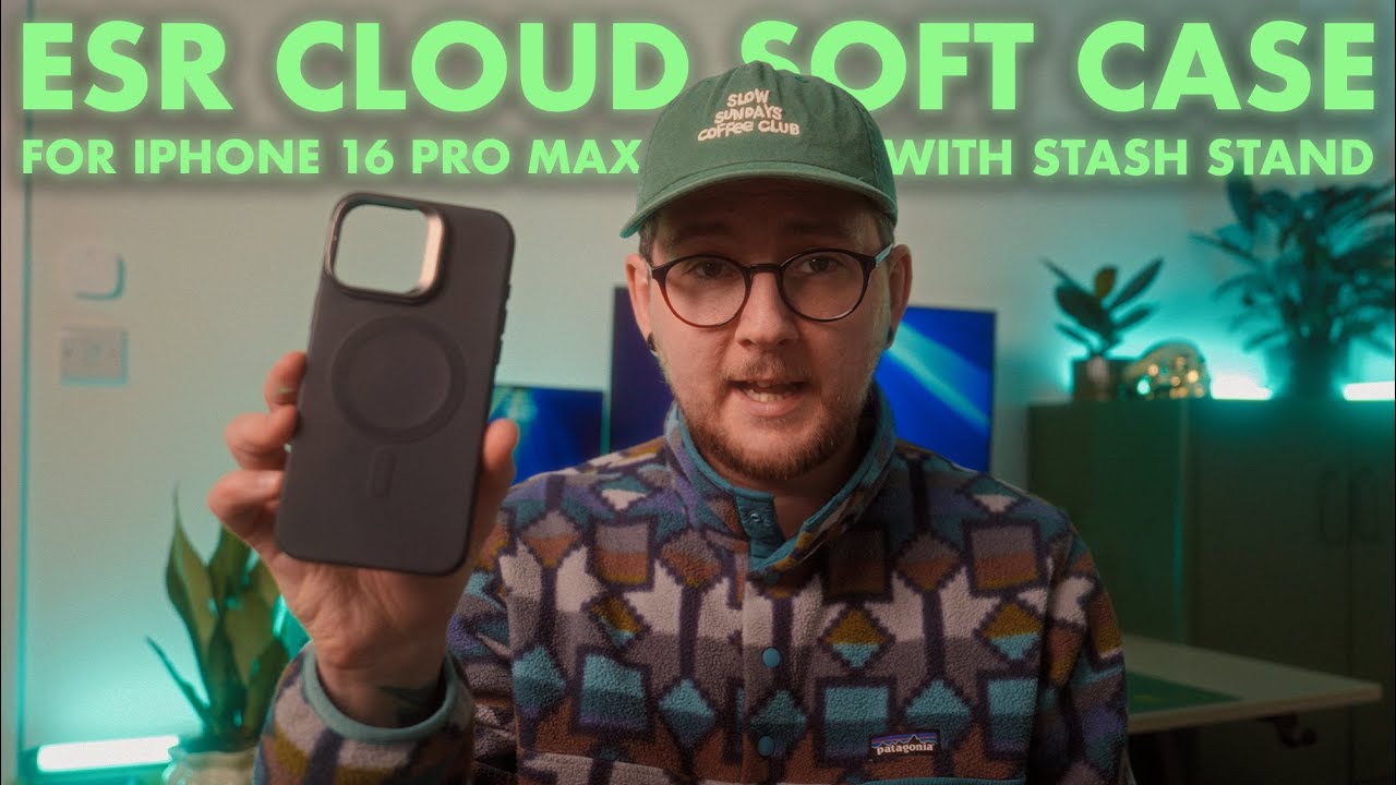 ESR Cloud Soft Case with Stash Stand for iPhone 16 Pro Max with MagSafe (Halo Lock) - Review ...
