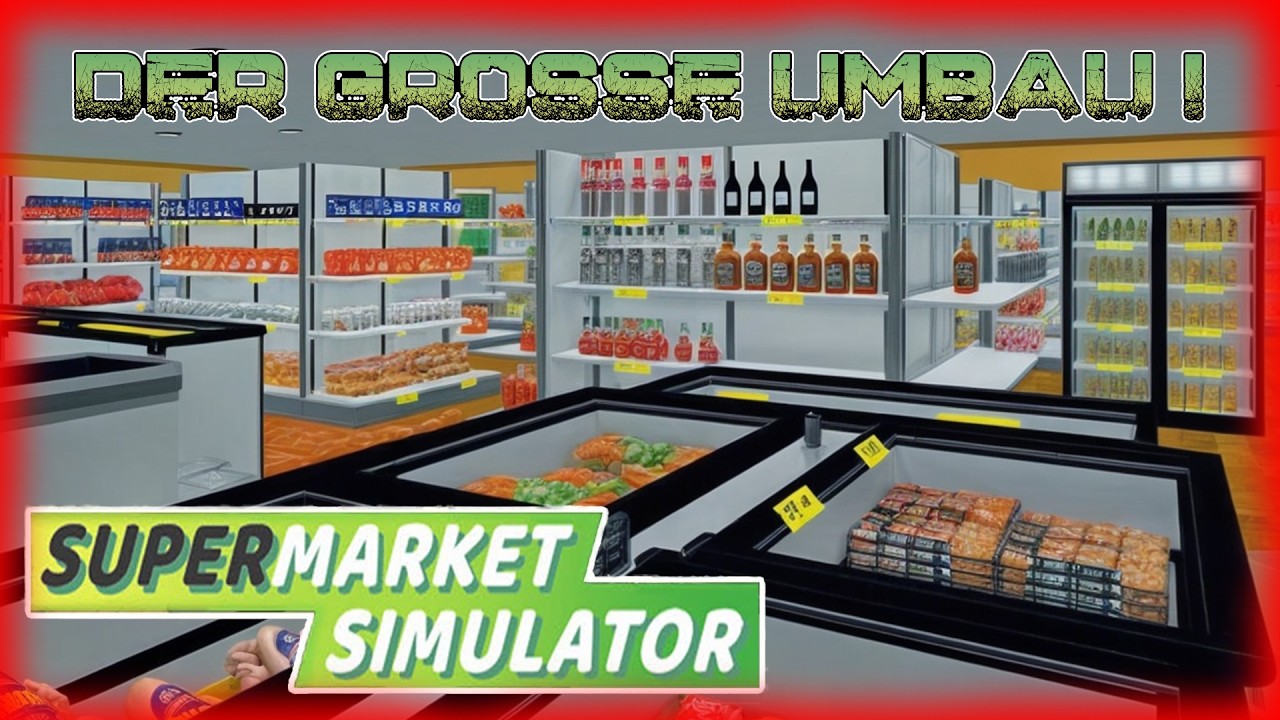 Supermarket Simulator #55 Der Laden wird voll Optimale Platznutzung ...