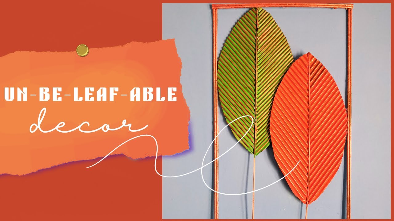 😲🤔Who knew cardboard could make such un-be-leaf-able decor| Diy ...