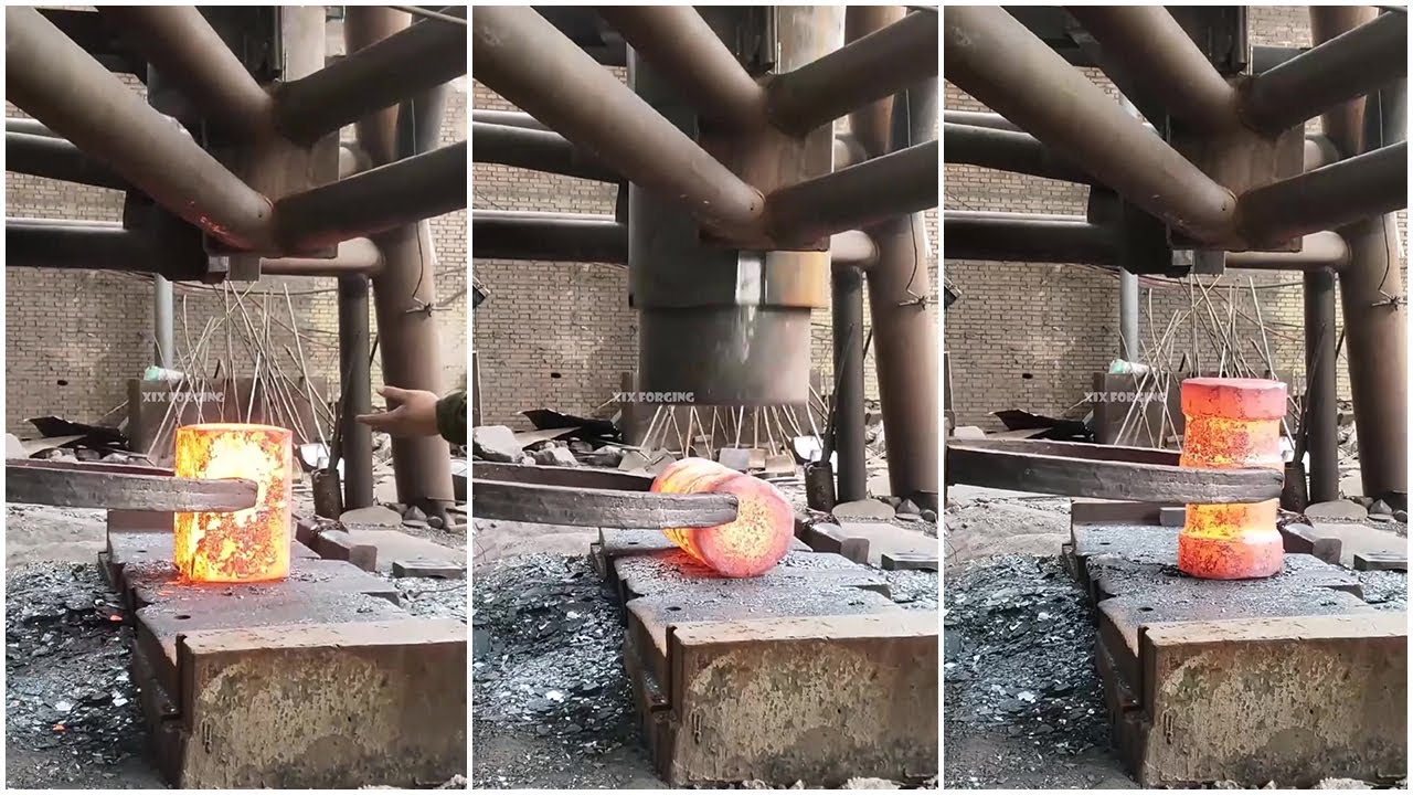 How To Professionally Forge Steel Billets EP371 #satisfying #forging # ...