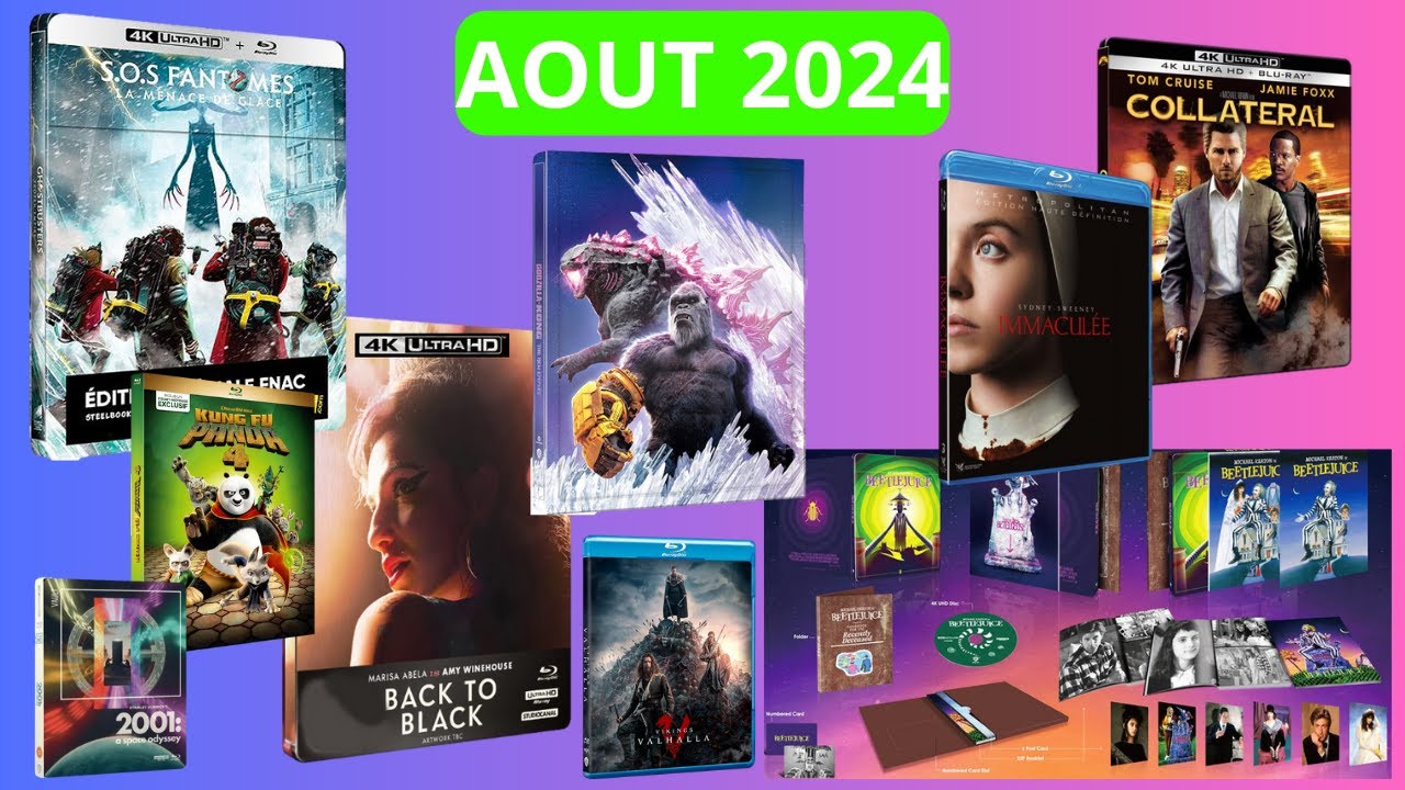 Sortie DVD, BLU-RAY, STEELBOOK et 4K Aout 2024 - YouTube