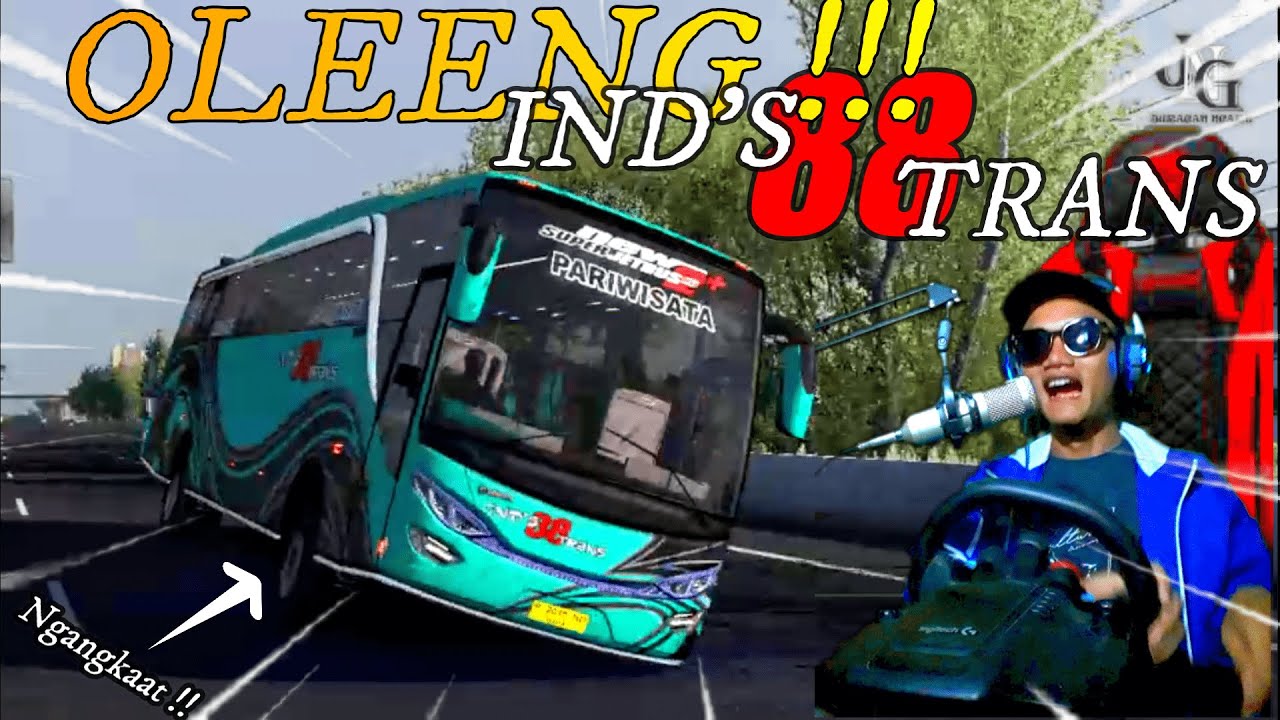 BUS OLENG !! BUS JB2 IND'S 88 TRANS DI JAKARTA - ETS2 - YouTube