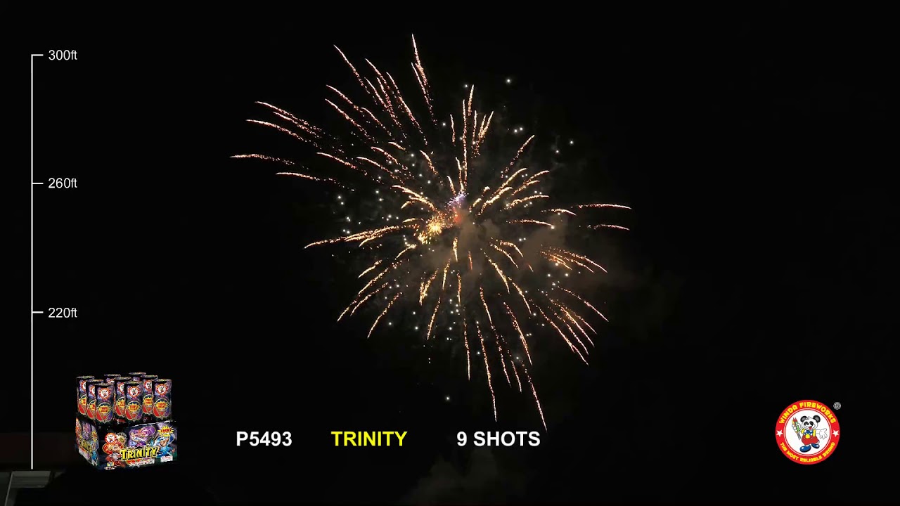 P5493 TRINITY 9'S WINDA FIREWORKS - YouTube