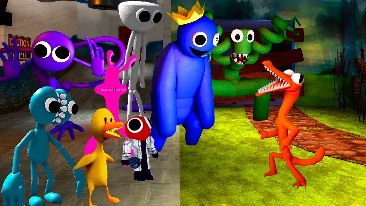 Orange Sings Friends To Your End Song but vs Rainbow Friends 3D ...