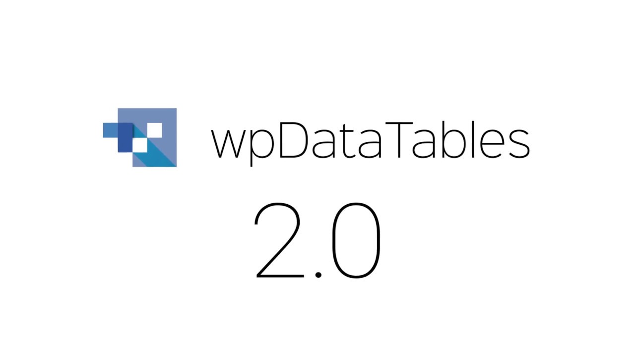 Wpdatatables 2 0 1 Tables And Charts Creator Wordpress Plugin Youtube