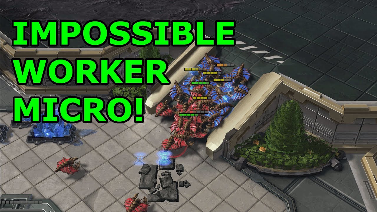 10,000 APM WORKER MICRO - Princess-Mika vs Sharkling - Starcraft 2 AI ...