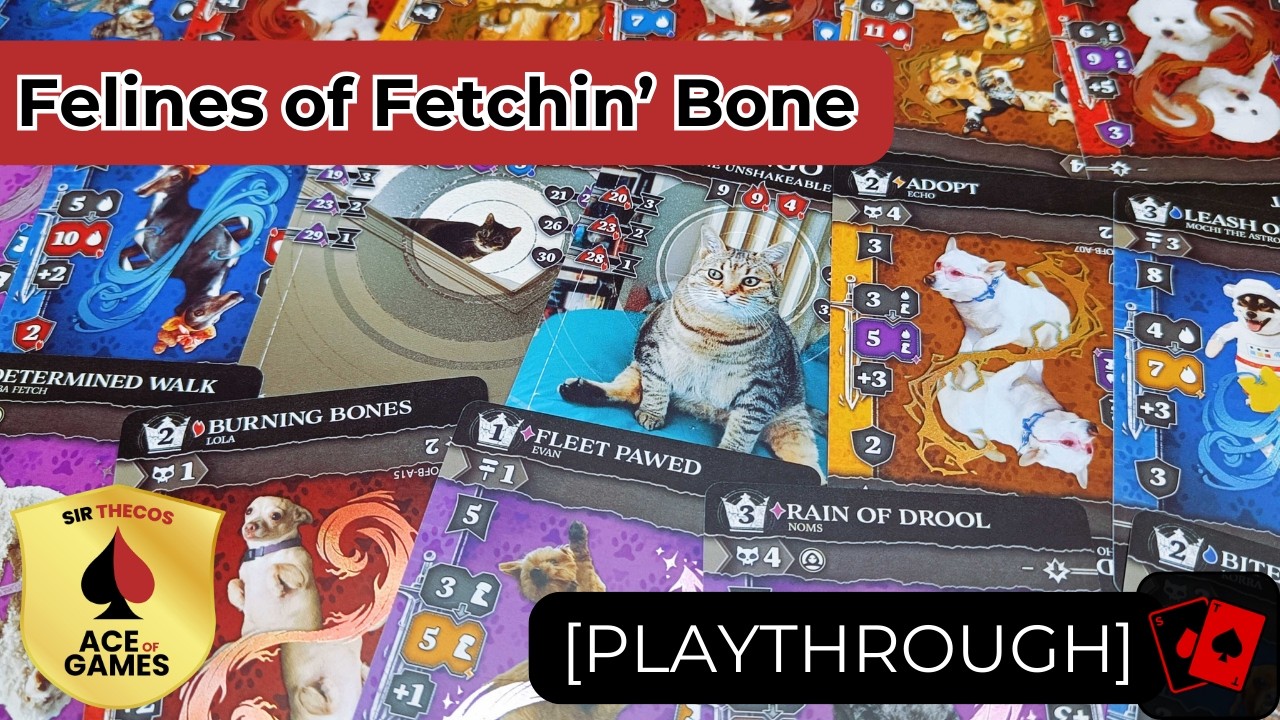 Playthrough | Felines of Fetchin' Bone (Chip Theory Games) - YouTube