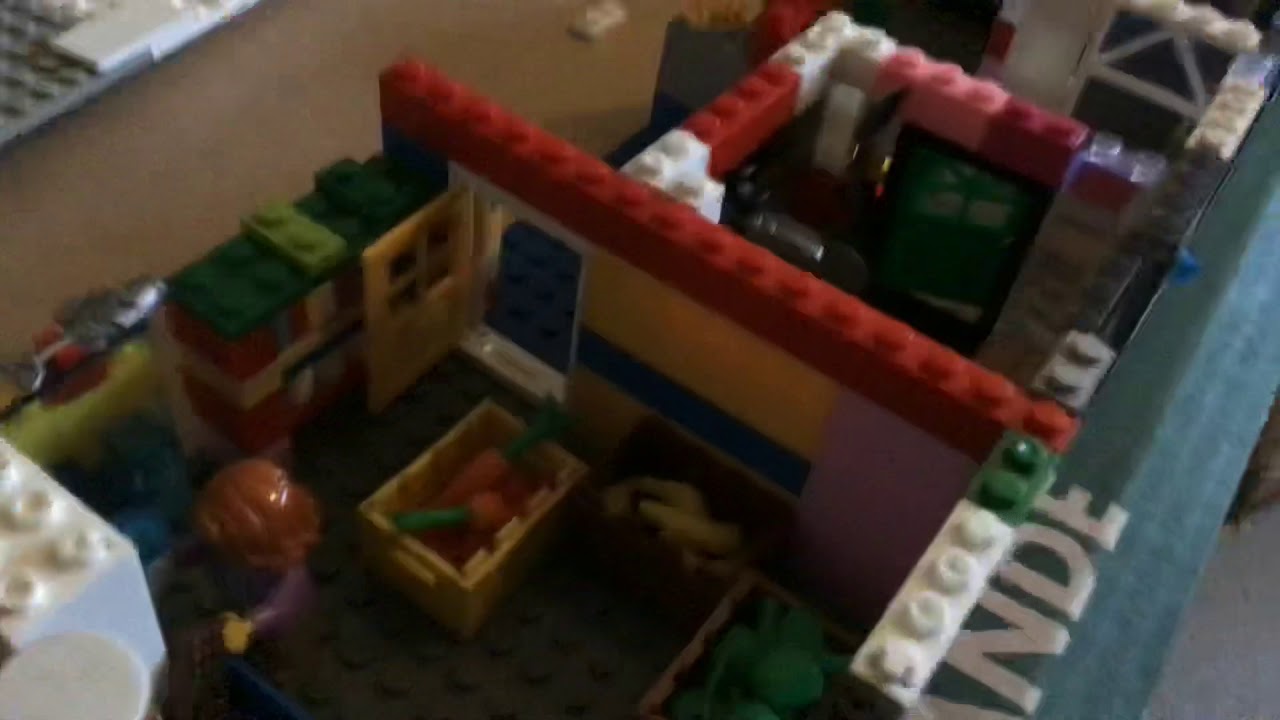 Lego shopping mall moc - YouTube
