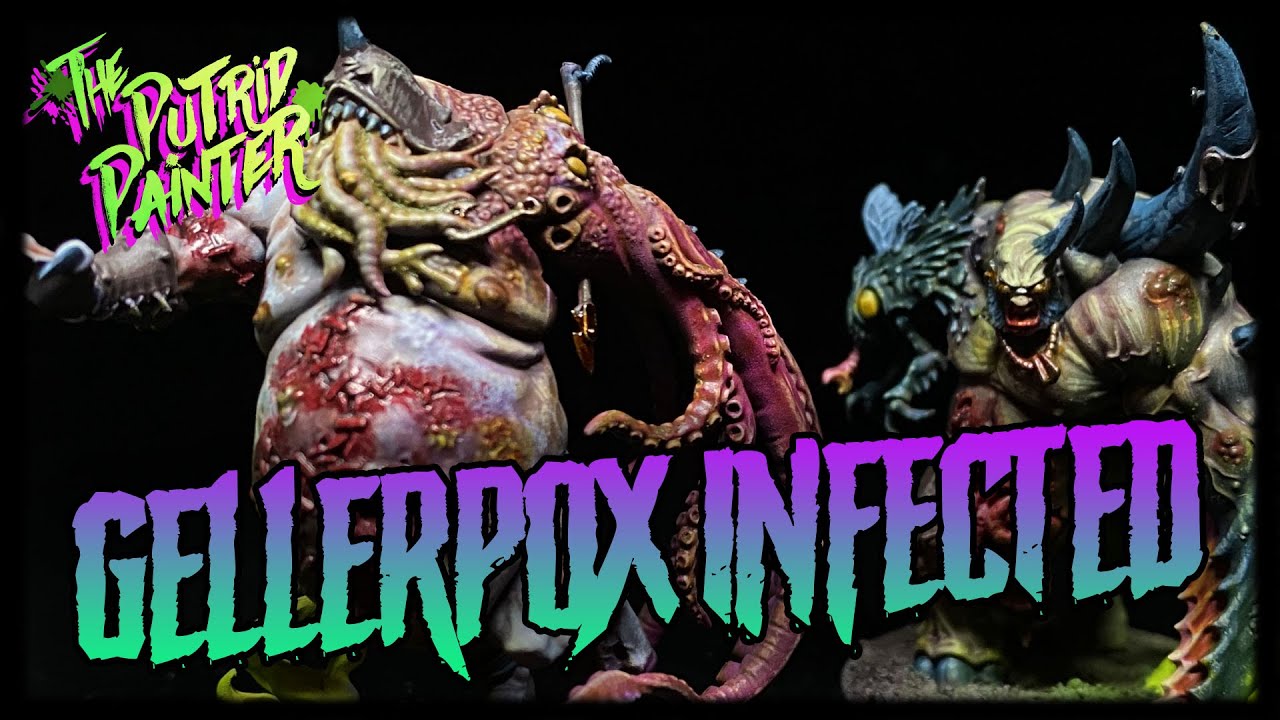 How to paint the Gellerpox Infected - YouTube