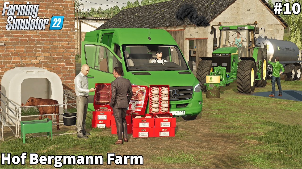 Moving Cows & Calves, Selling Pork, Poultry, Beef & Goat/Sheep Meet│Hof ...
