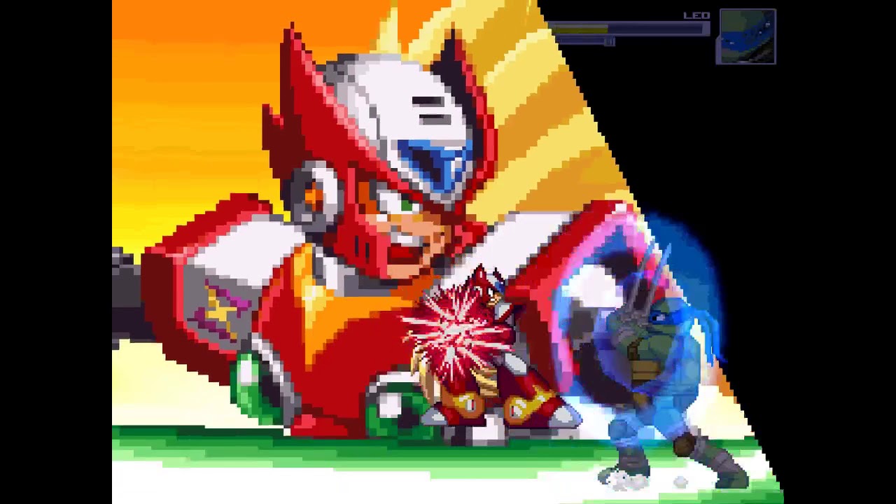 NICK54222 MUGEN: Zero (me) VS CvTW Leonardo (Capcom VS The World) - YouTube