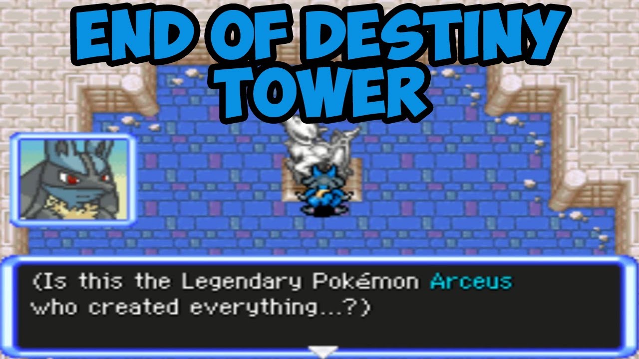End of Destiny Tower (Arceus Statue) - Pokemon Mystery Dungeon ...