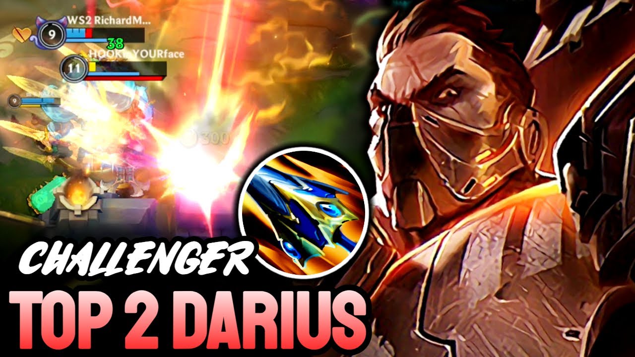 WILD RIFT DARIUS - TOP 2 DARIUS GAMEPLAY - CHALLENGER RANKED - YouTube