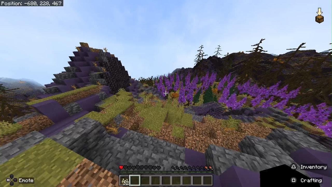 Minecraft modded biome - YouTube