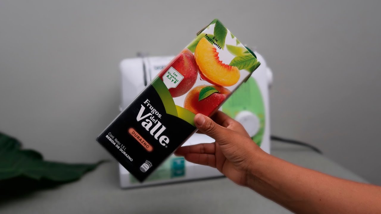 Mira lo que hice con simples cajas de jugos recicladas - YouTube