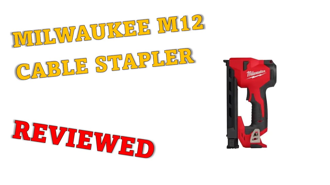 Milwaukee M12 Cable Stapler - YouTube