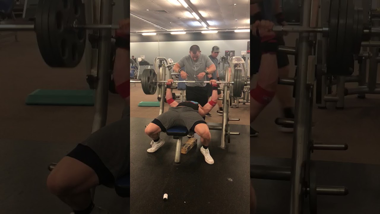 355 Bench Press PR - YouTube