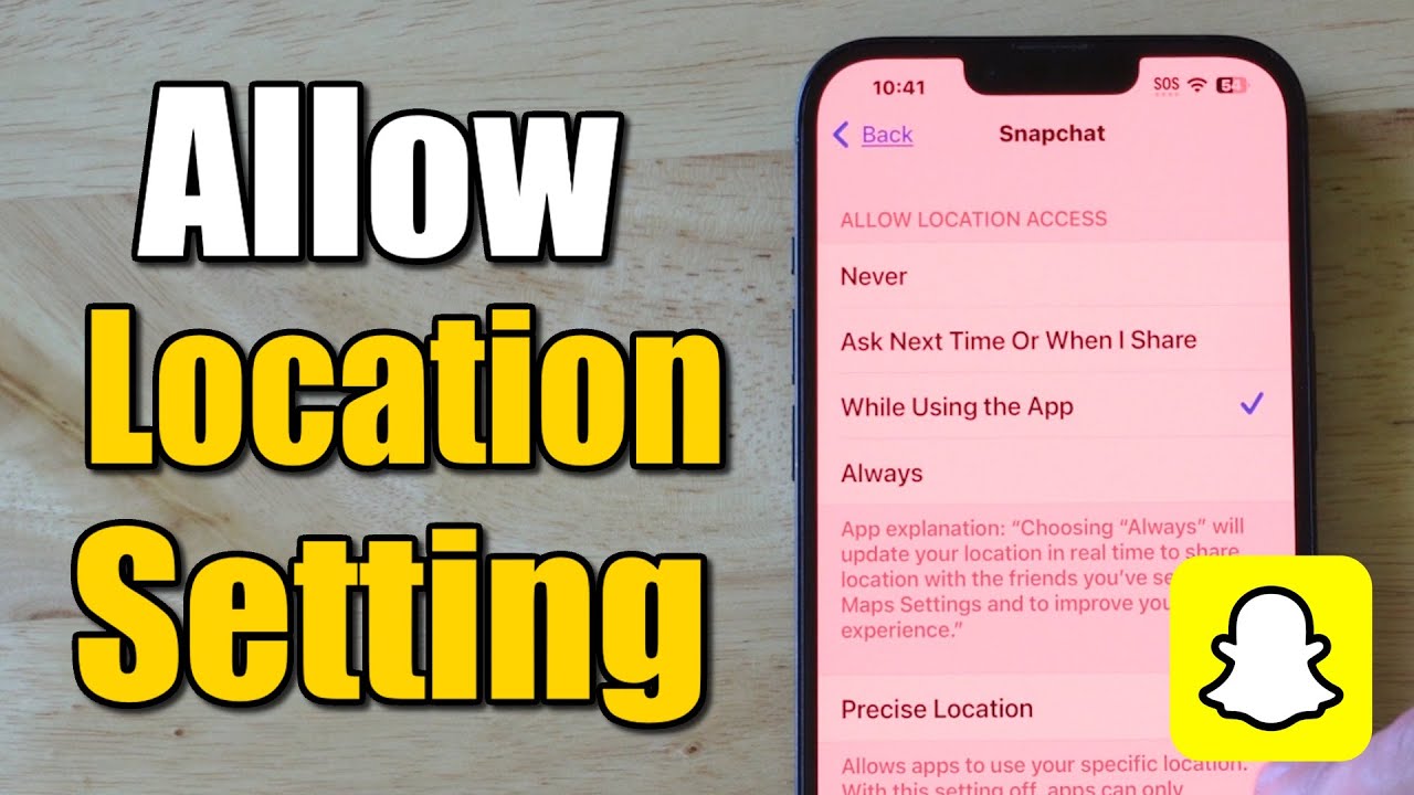 How to Allow Permission for Location Access on Snapchat iPhone - YouTube