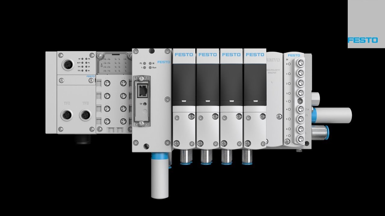 Festo | Motion Terminal VTEM – digitalizovaný pneumatický systém - YouTube