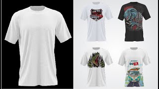 Desain Template Kaos : Cara Mudah Membuat Desain Kaos C... | Doovi