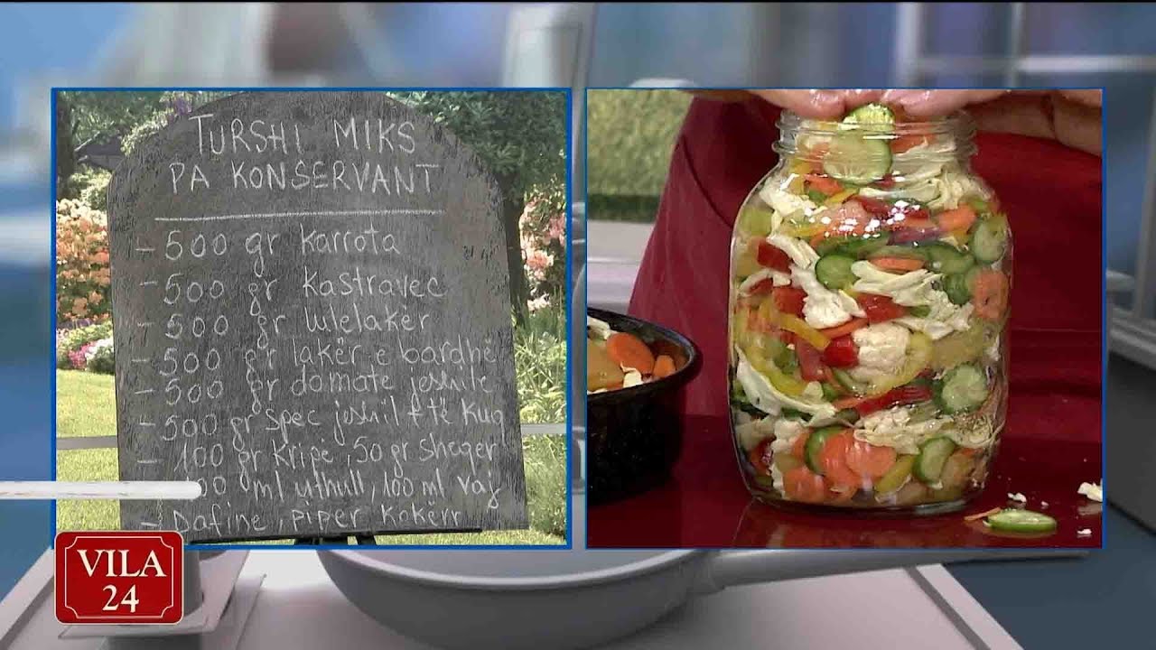 Turshi miks pa konservant (Recete nga zonja Vjollca) - YouTube