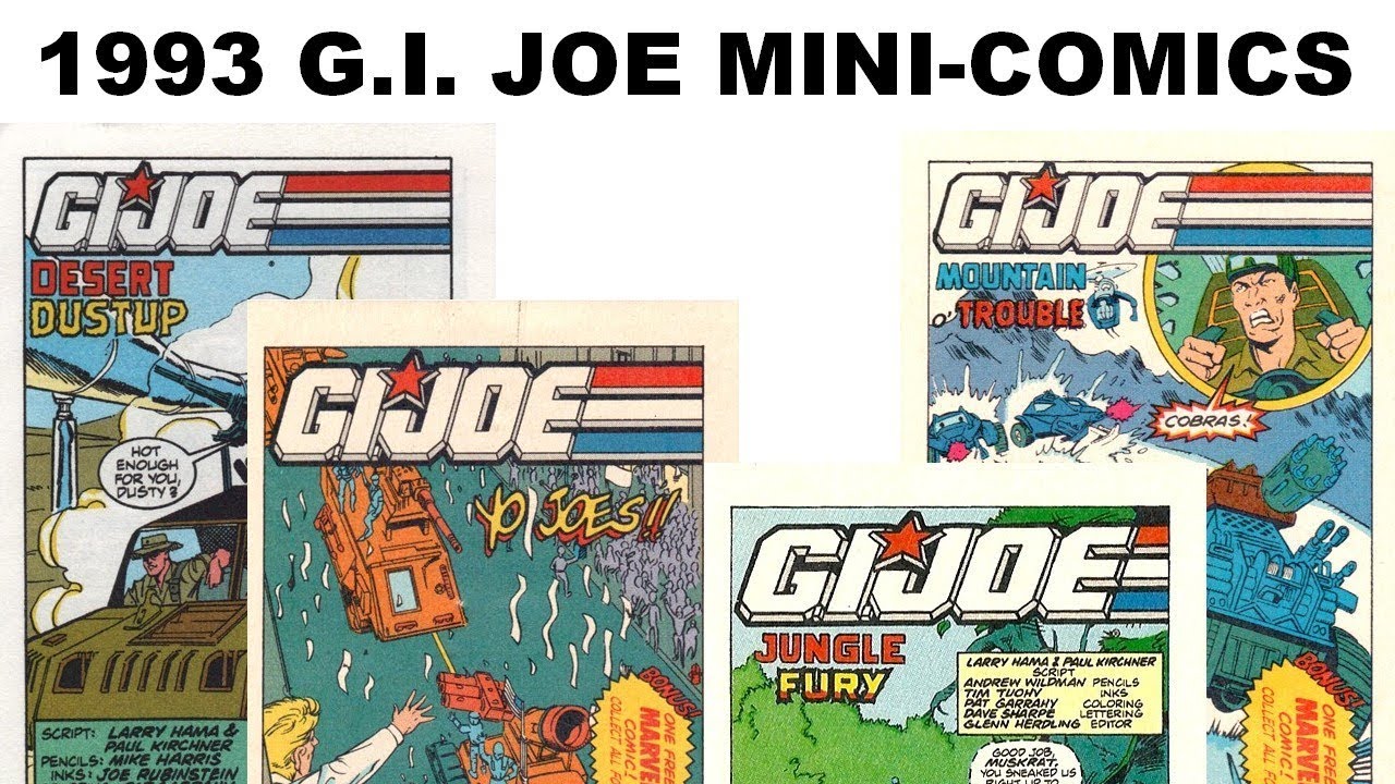 1993 G.I. Joe Mini-Comics (Marvel) review - YouTube