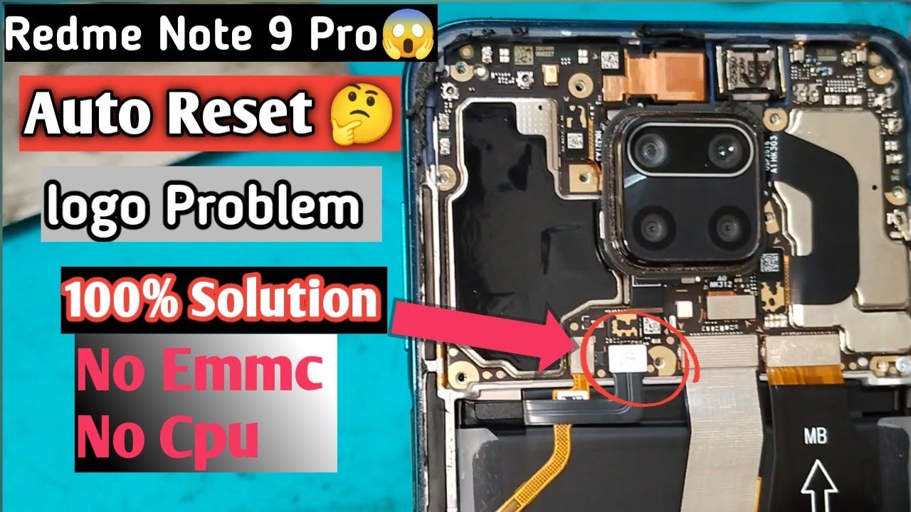 Note9pro Auto Restart Problem | Redme Note 9 pro logo Solution | Logo ...