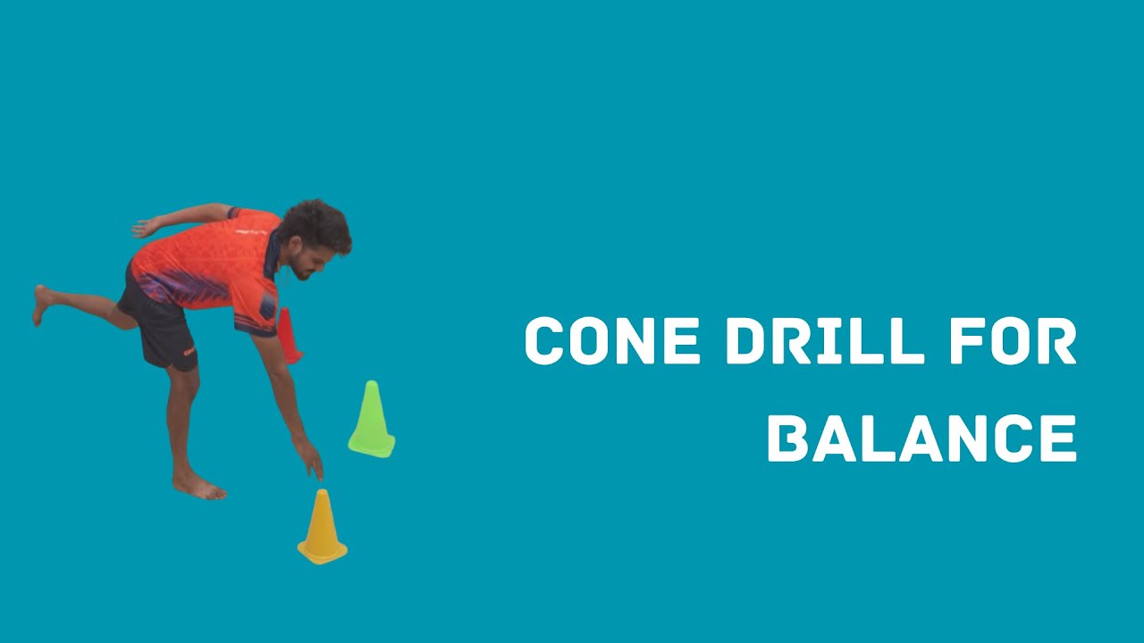 Cone Drill For Balance - YouTube