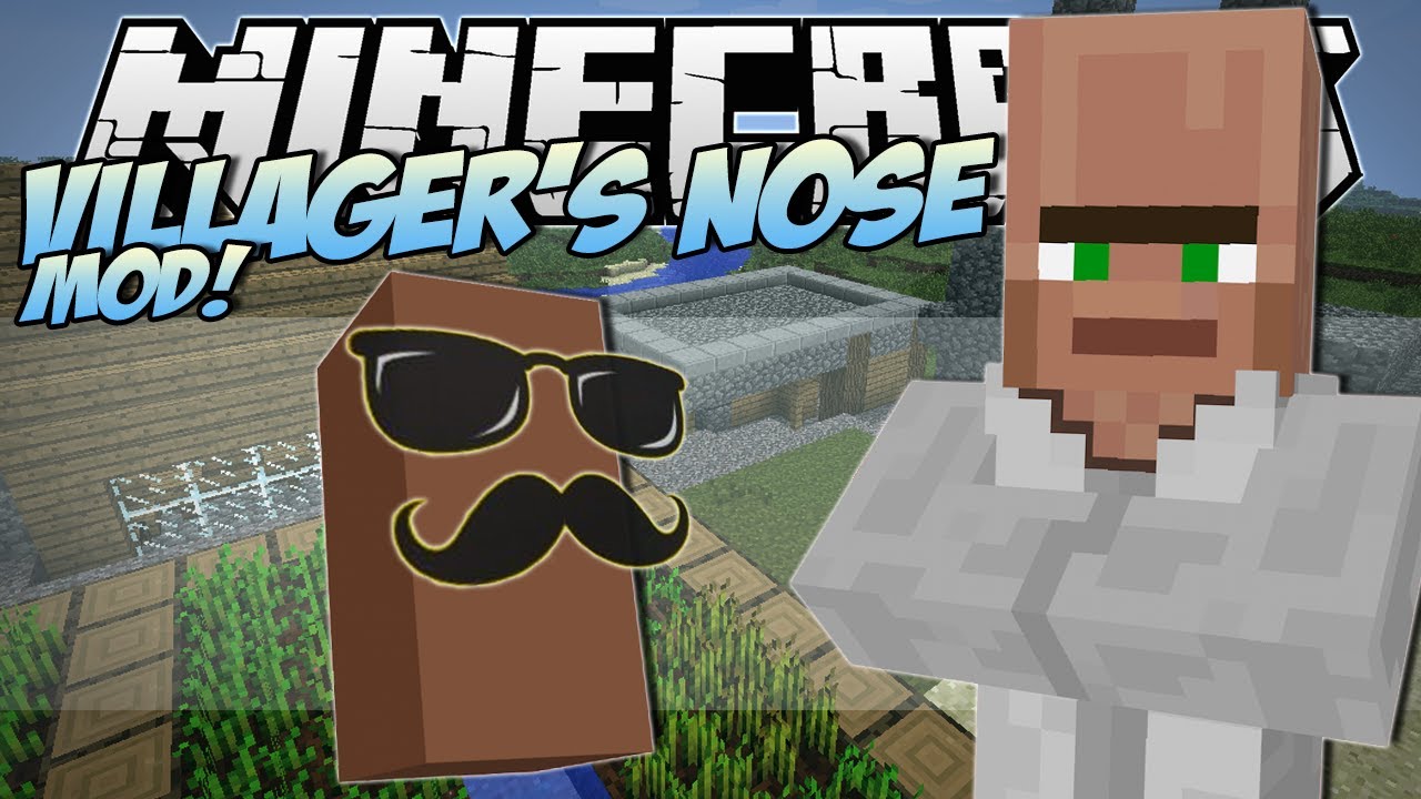 Обзор модов Minecraft #50 Villager's Nose - Ампутация носа! - YouTube
