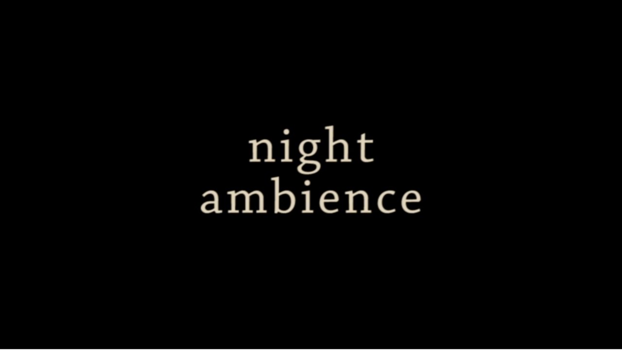 Royalty Free Night Background Sound Effects - YouTube