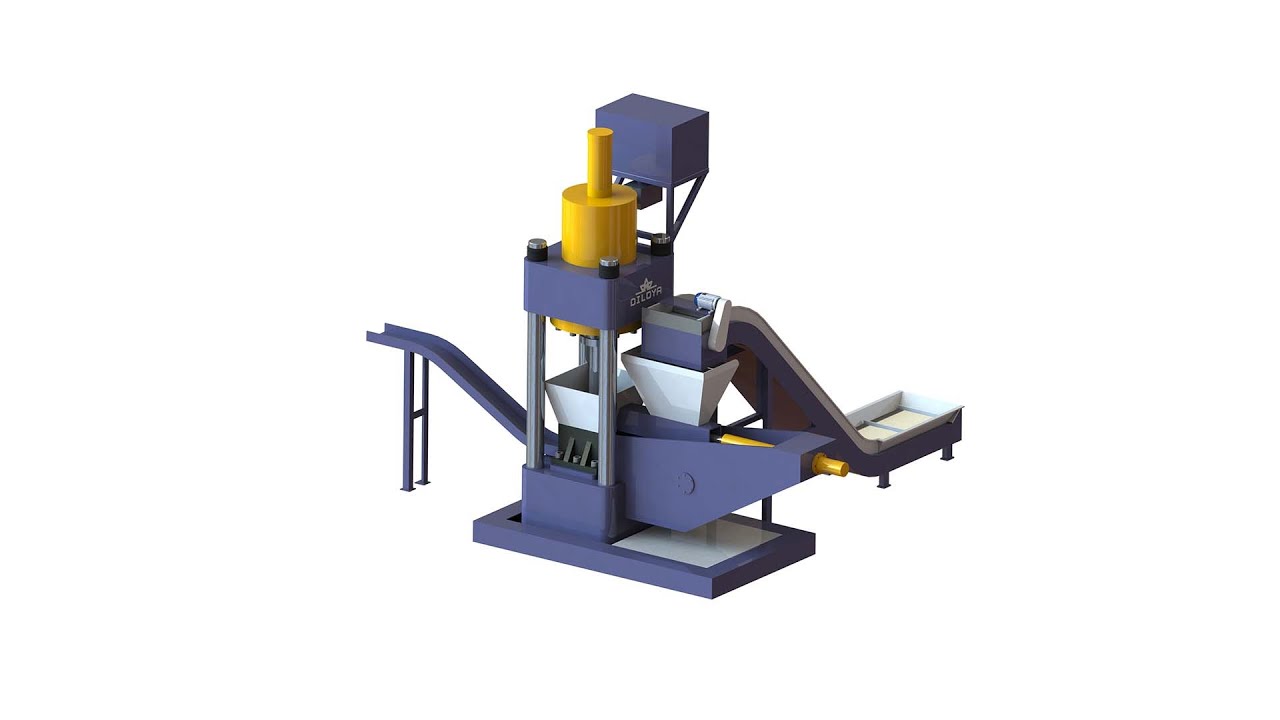 Metal Chip Processing Equipment - YouTube