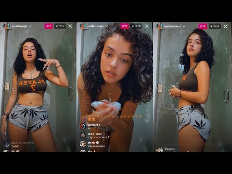 Malu Trevejo Instagram LIVE - May 18, 2021 | Malu Trevejo IG live | Malu Trevejo Live
