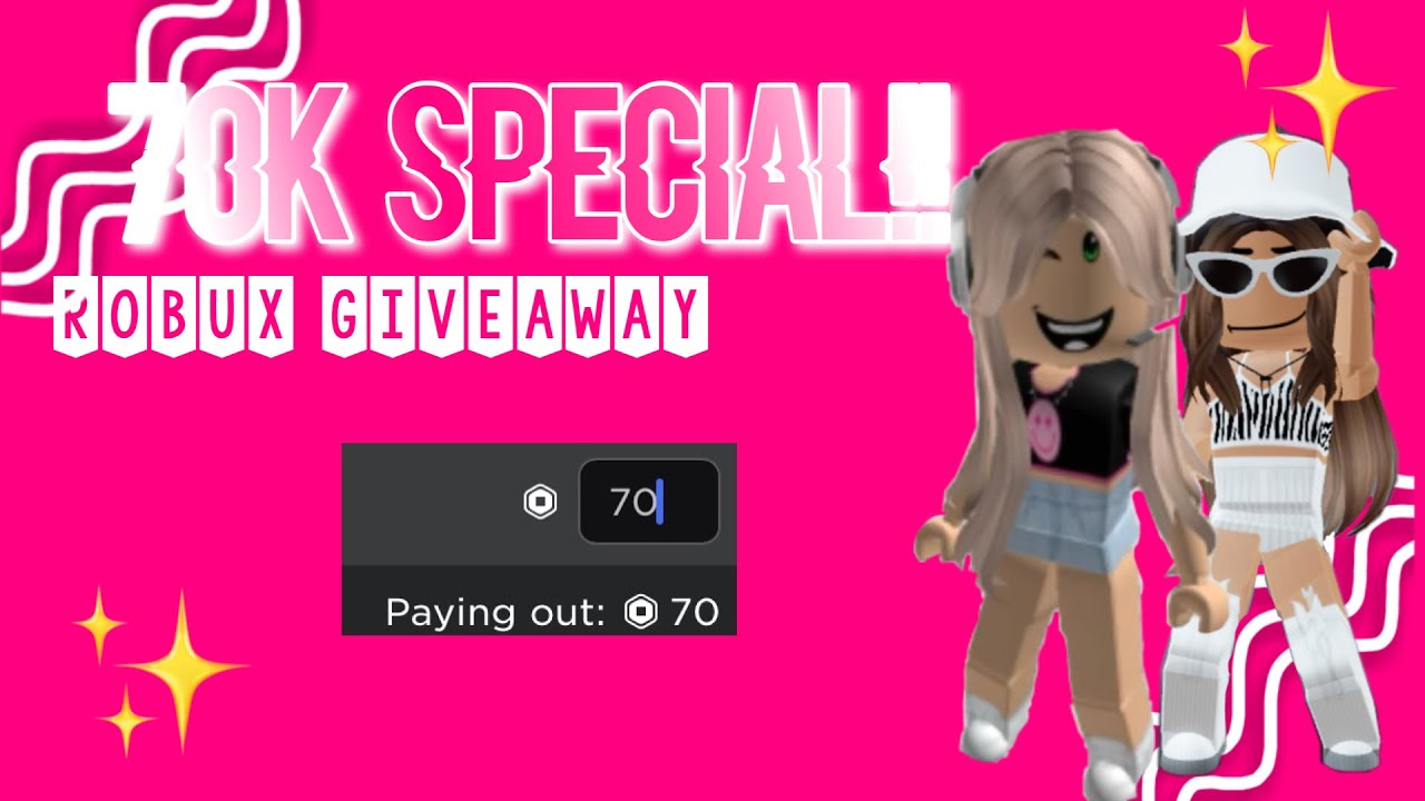 70K SPECIAL!! *ROBUX GIVEAWAY* (CLOSED!) 🥺💖 || deadline: November 15th ...
