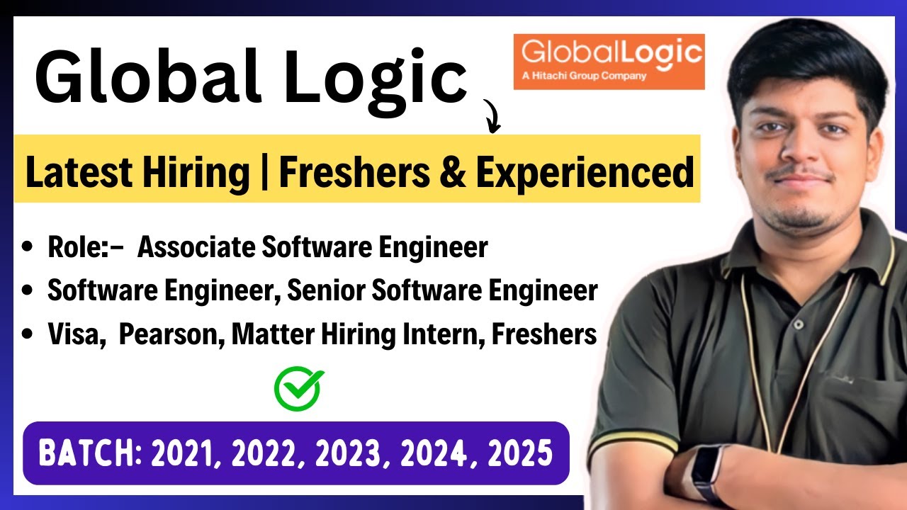 Global Logic Latest Hiring | Software Engineer Hiring | Pearson, Matter ...