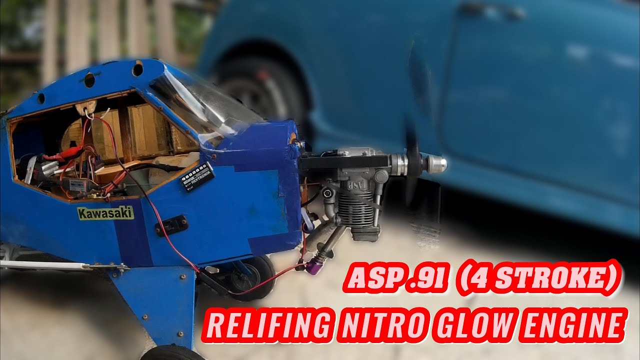 ASP .91 Engine relifing | #rcplane #futaba - YouTube