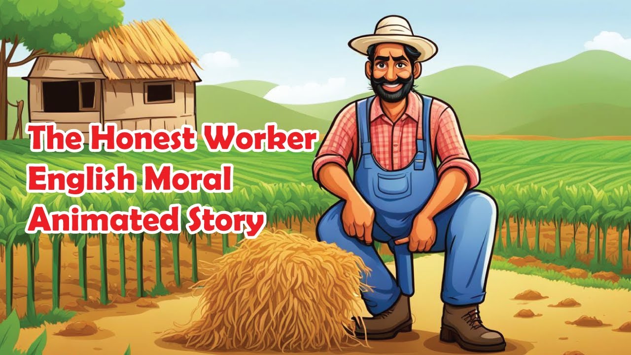 The Honest Worker English Moral Animated Story - YouTube
